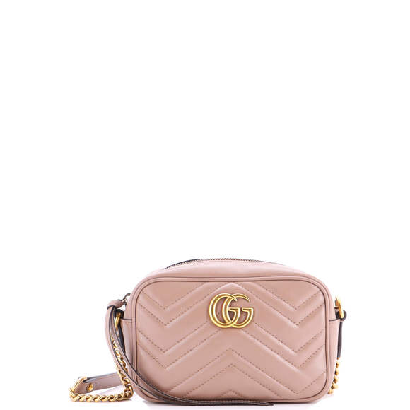 Gucci | Bags | Gucci Mini Gg Marmont Shoulder Bag Matelasse Leather ...